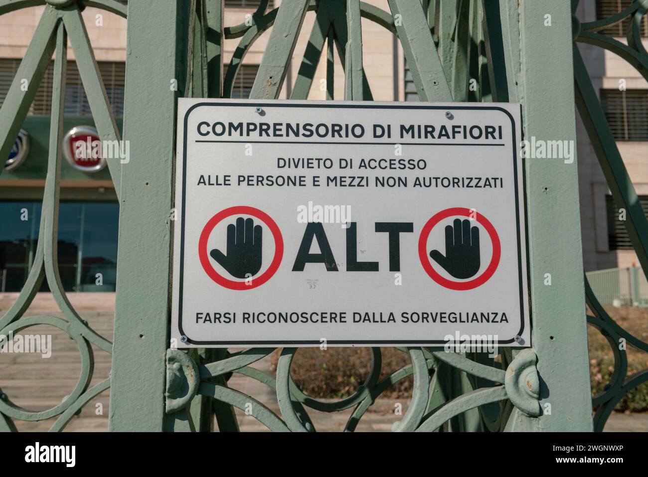 Stellantis mirafiori factory, home of car production for Fiat Chrysler ...