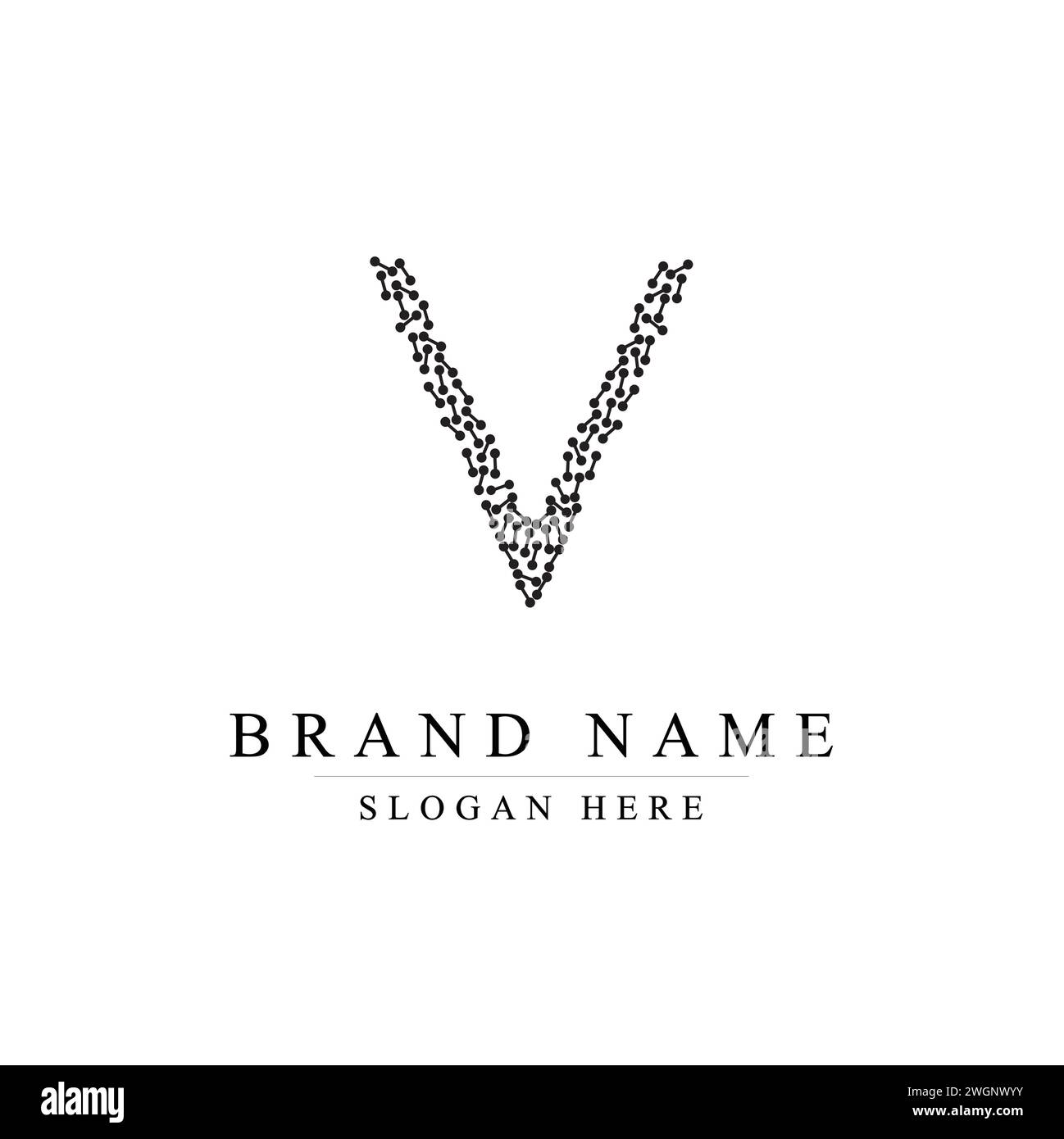 initials letter V logo design vector illustration template, Initial ...