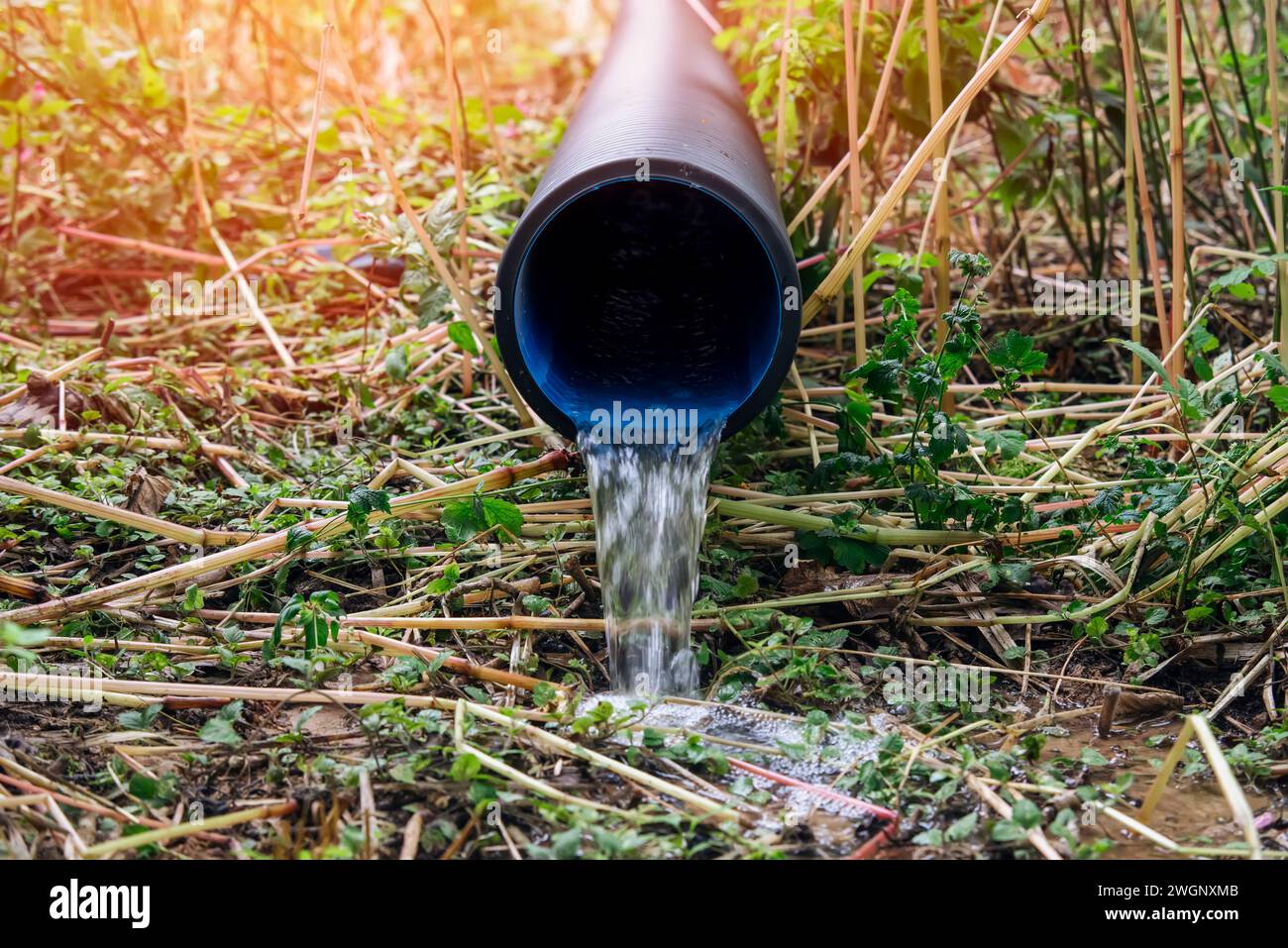 Perforated land drainage pipe hi-res stock photography and images - Alamy