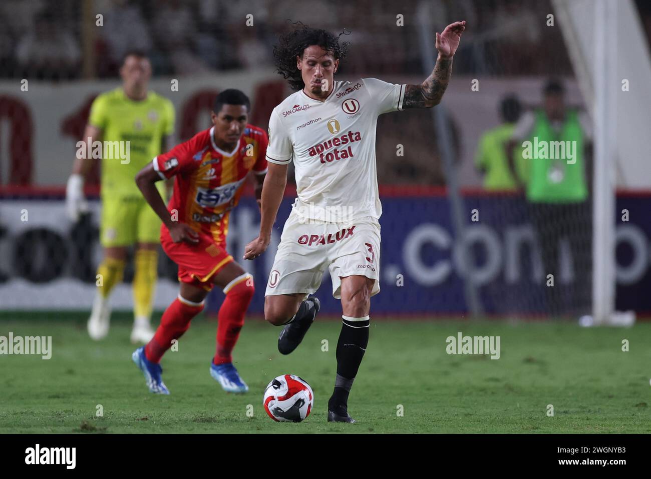 Williams Riveros of Universitario de Deportes during the Torneo ...