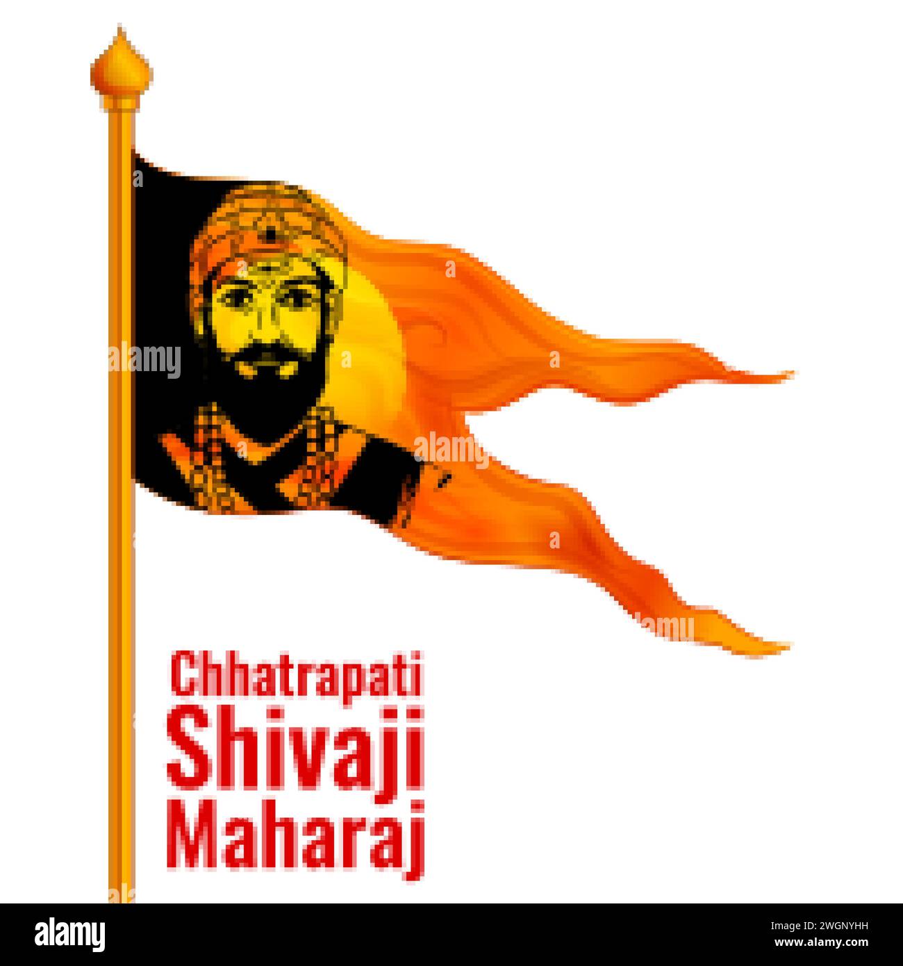 illustration of Chhatrapati Shivaji Maharaj, the great warrior of ...