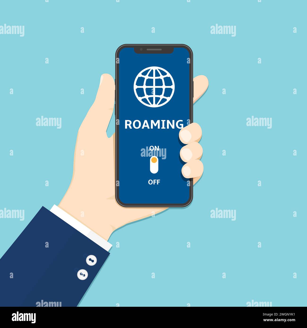 International roaming Stock Vector Images - Alamy