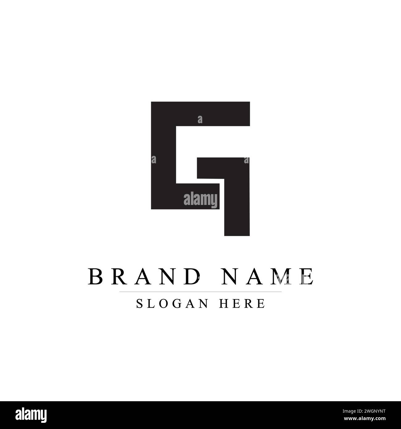 initials letter G logo design vector illustration template, Initial ... initials letter G logo design vector illustration template, Initial ...