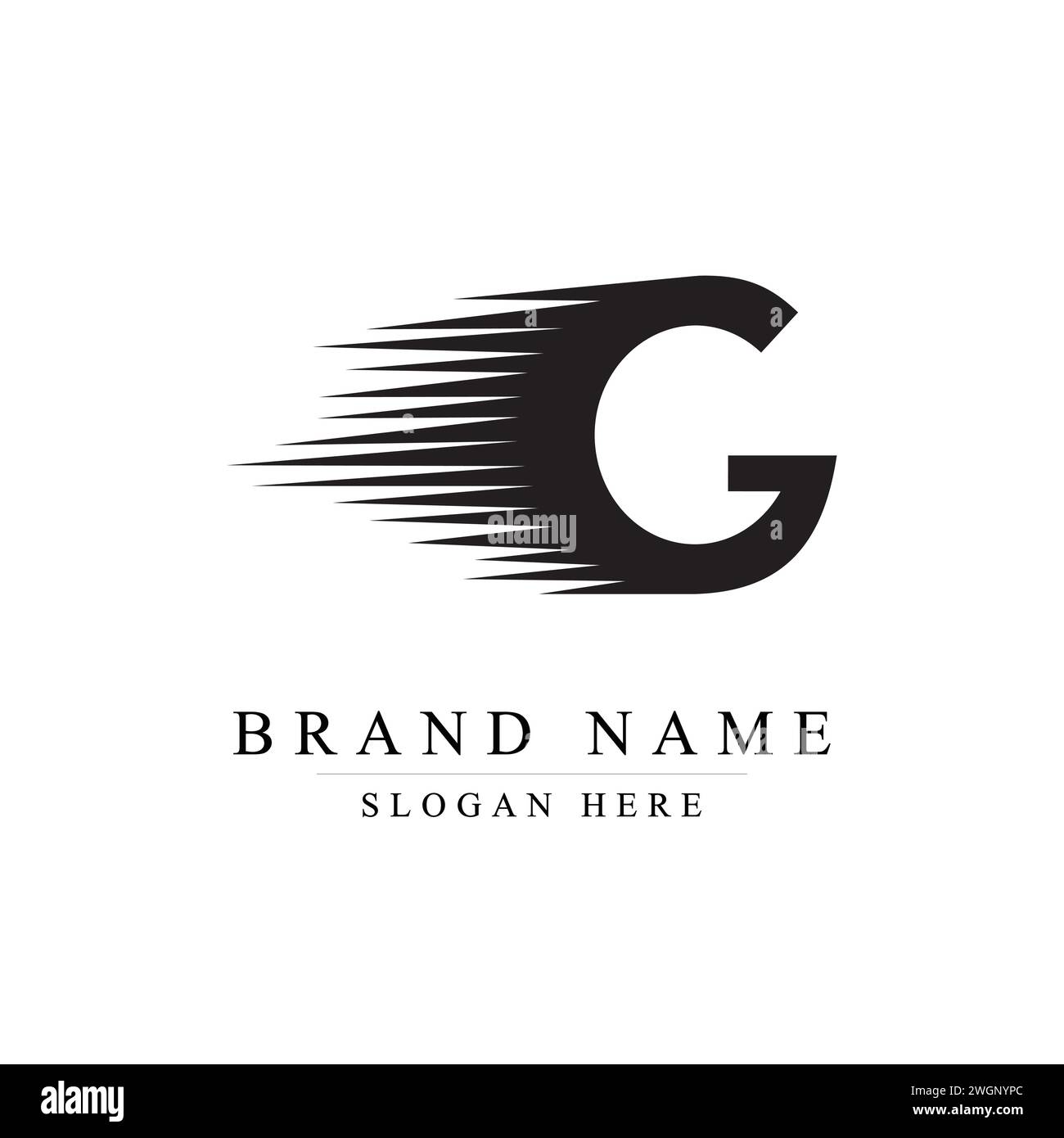 Initial letter G gaming esports style logo template, initials letter G ...