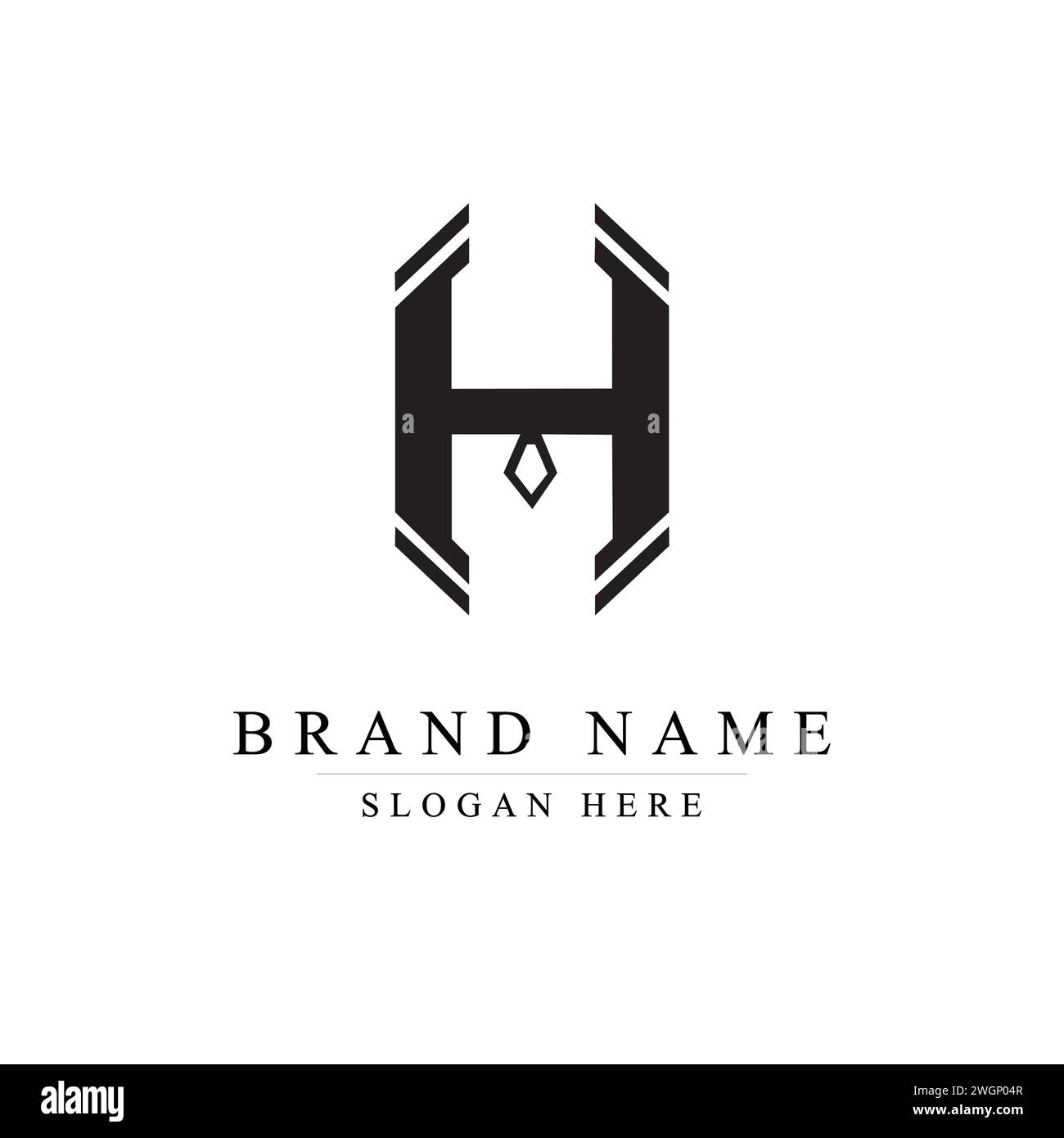 Initial letter H gaming esports style logo template, initials letter H ...