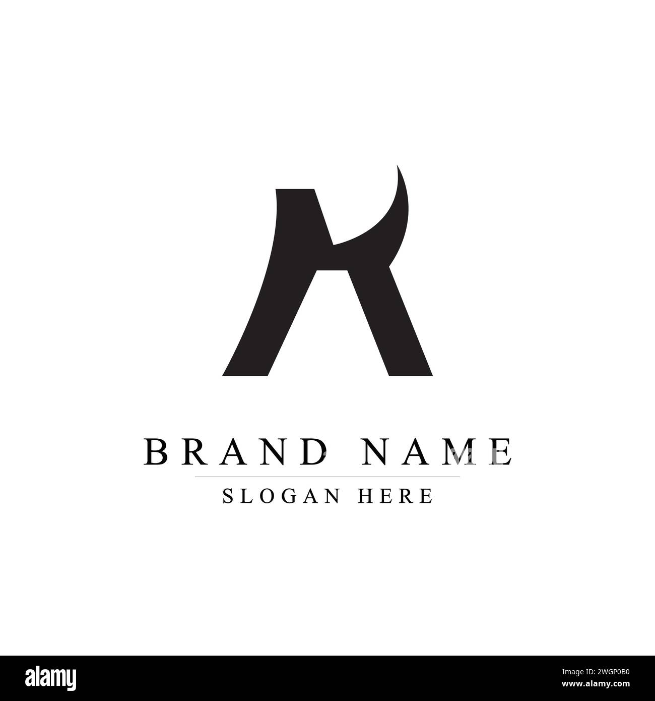 initials letter M logo design vector illustration template, Initial ...