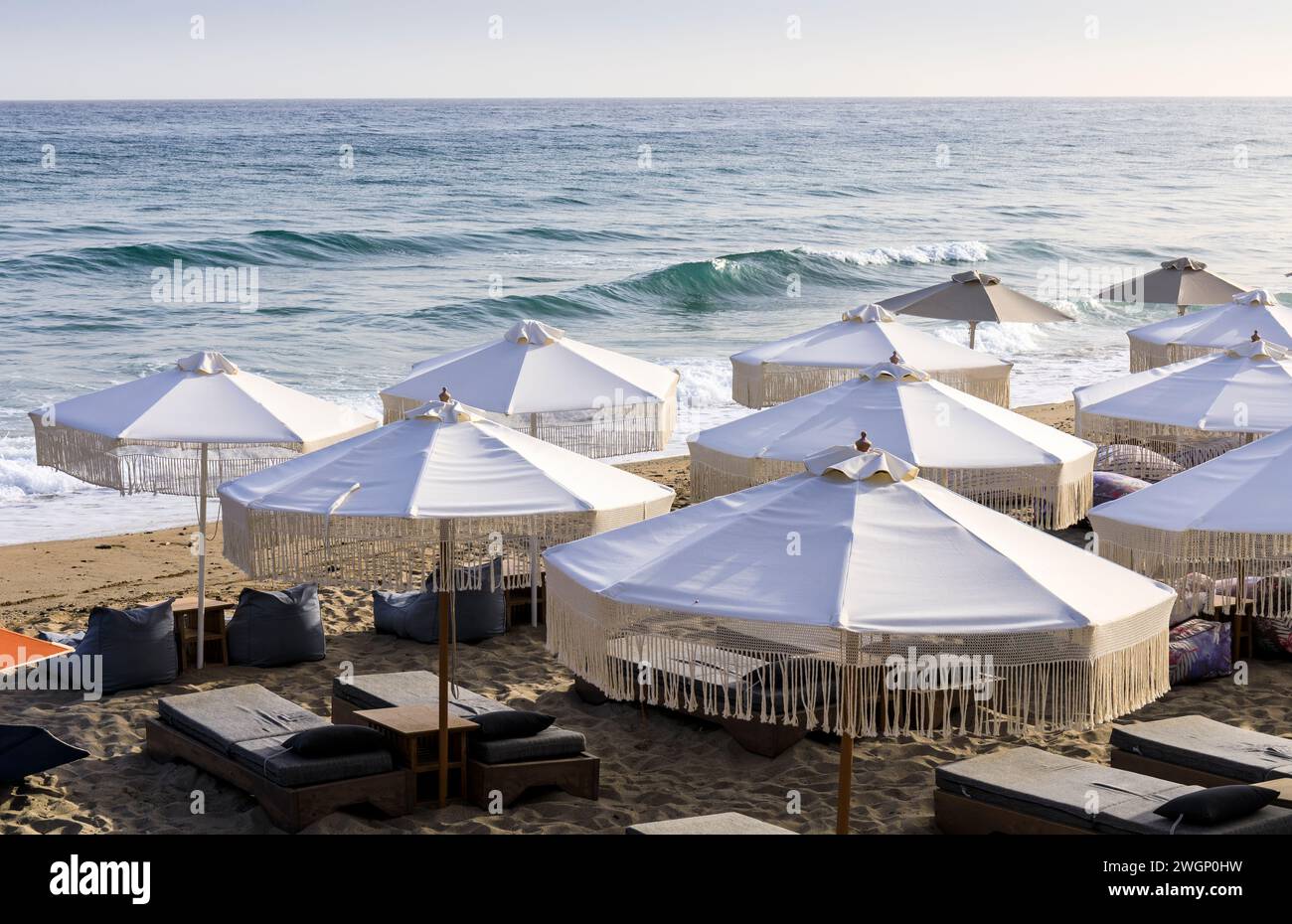Rethymnon Beach, Crete Stock Photo - Alamy
