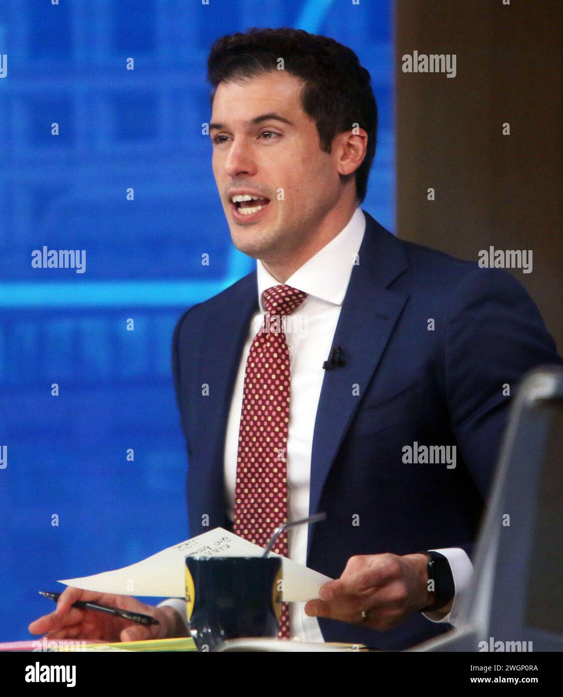 February 05, 2024 Gio Benitez on Good Morning America in New York ...