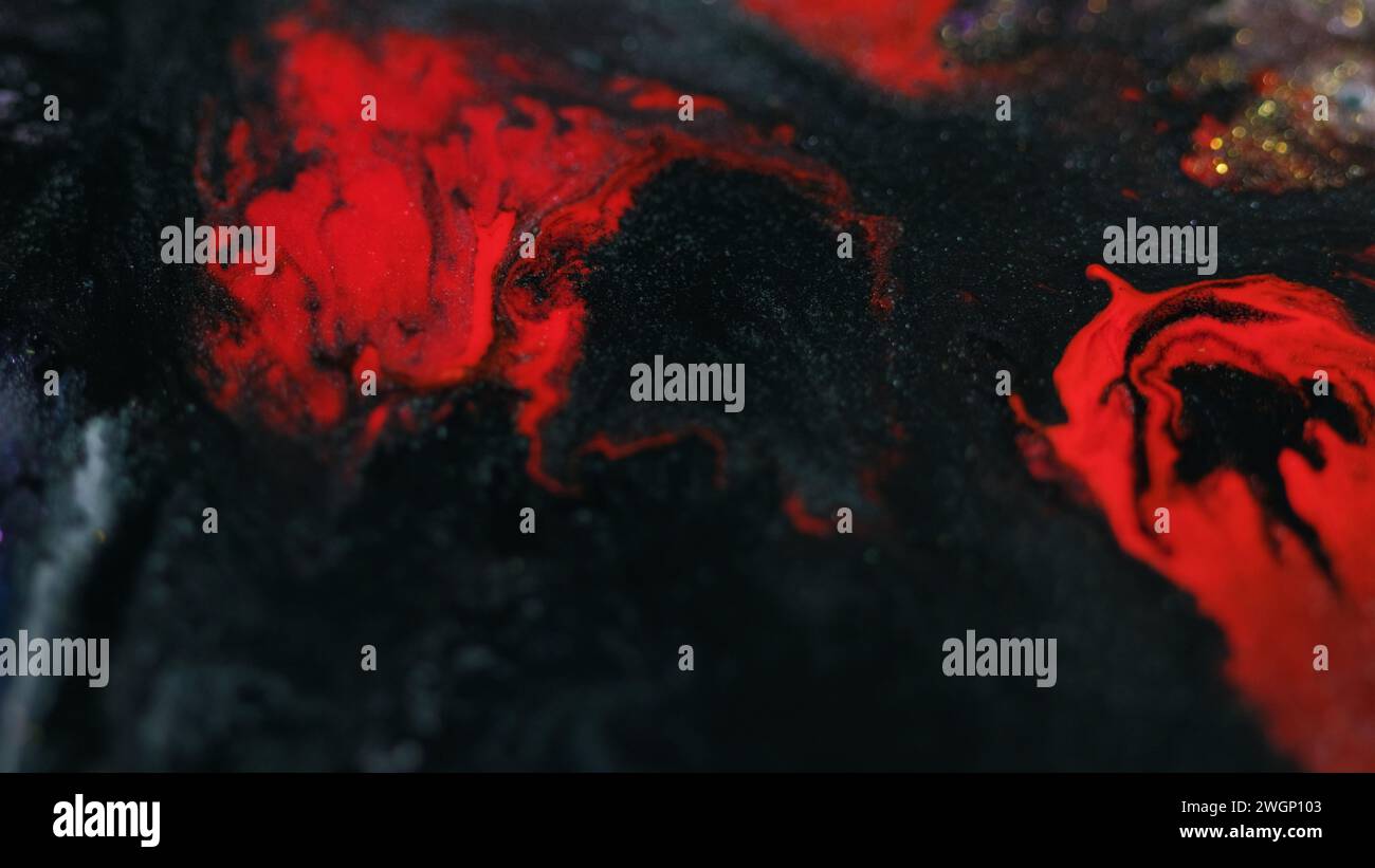 Glitter paint mix ink splash hi-res stock photography and images - Alamy