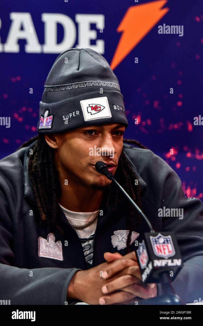 Las Vegas, Nevada, USA, February 5, 2024 - Isiah Pacheco Running Back ...