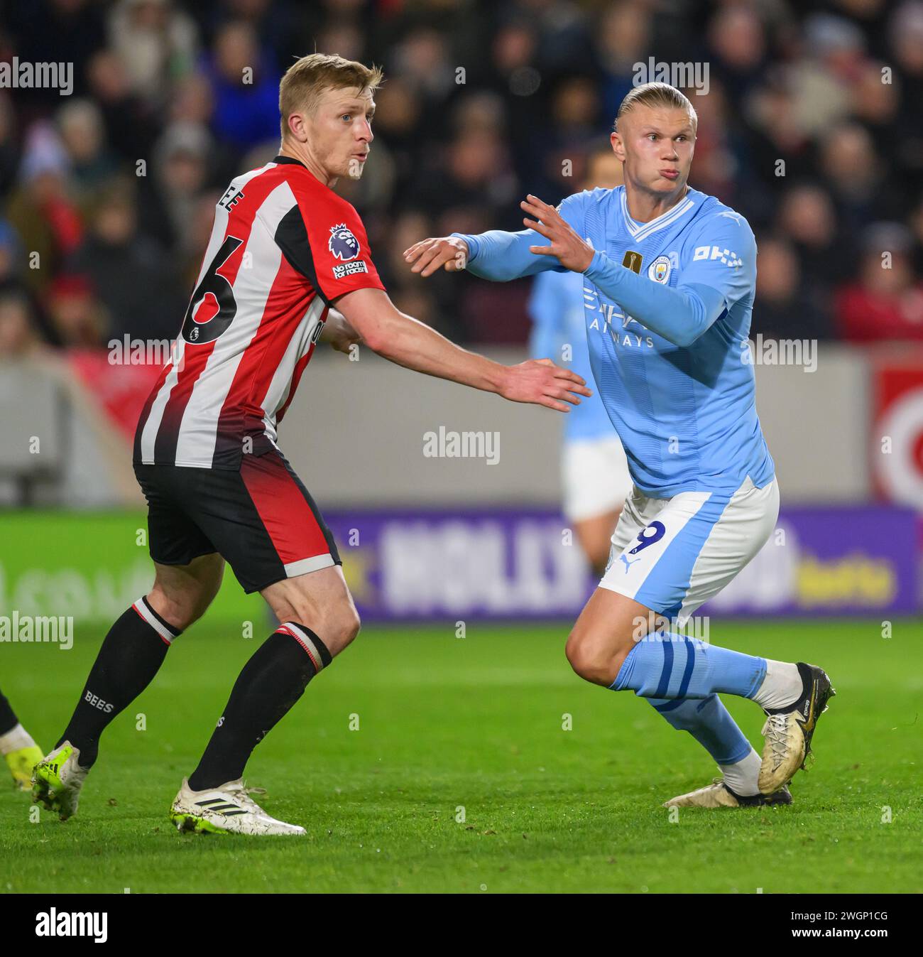 London, UK. 05th Feb, 2024 - Brentford v Manchester City - Premier ...
