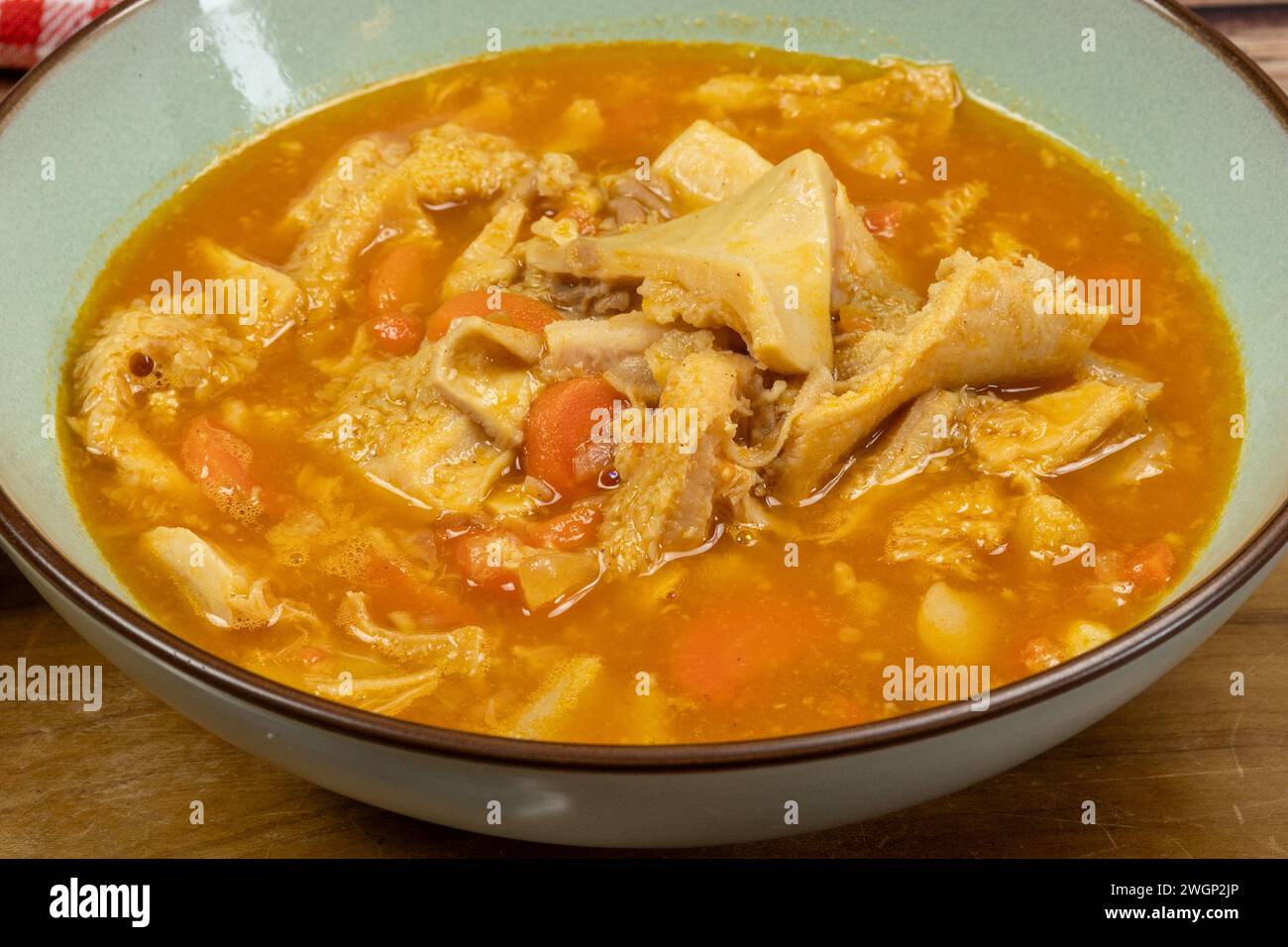 plate of tripe and fries and close-up Stock Photo - Alamy