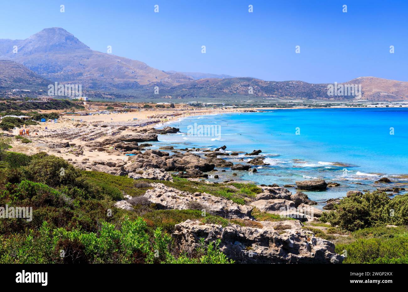 Falasarna Beach,West Crete Stock Photo - Alamy