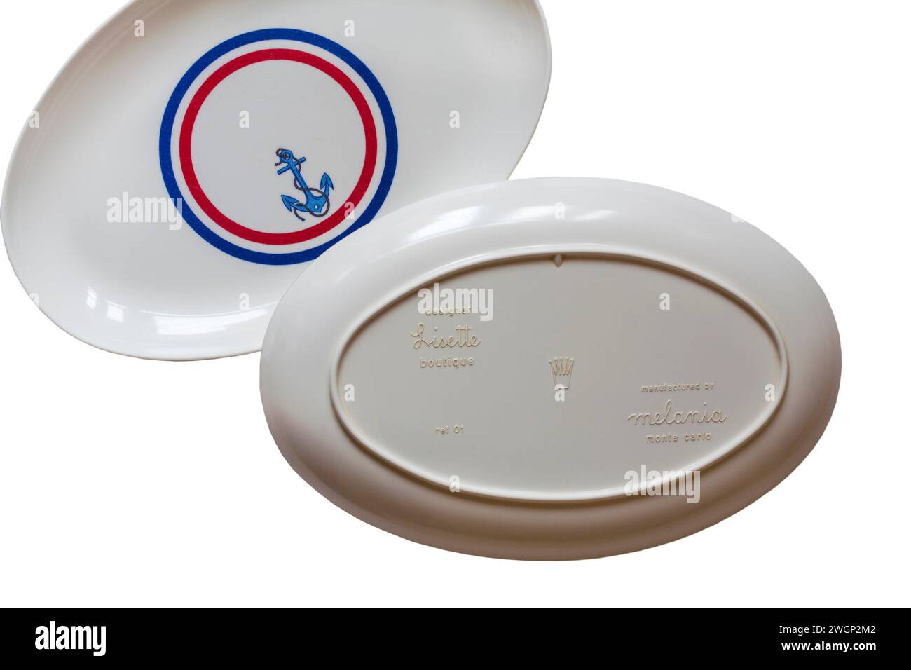 Melamine oval plate hi-res stock photography and images - Alamy