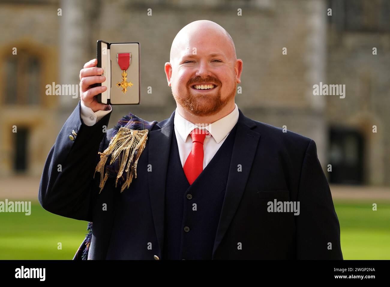 Nicholas Spence (Nicky Spence), from London, Operatic Tenor after being made a an Officer of the ...