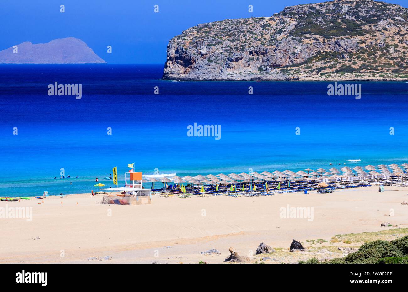 Falasarna Beach,West Crete Stock Photo - Alamy