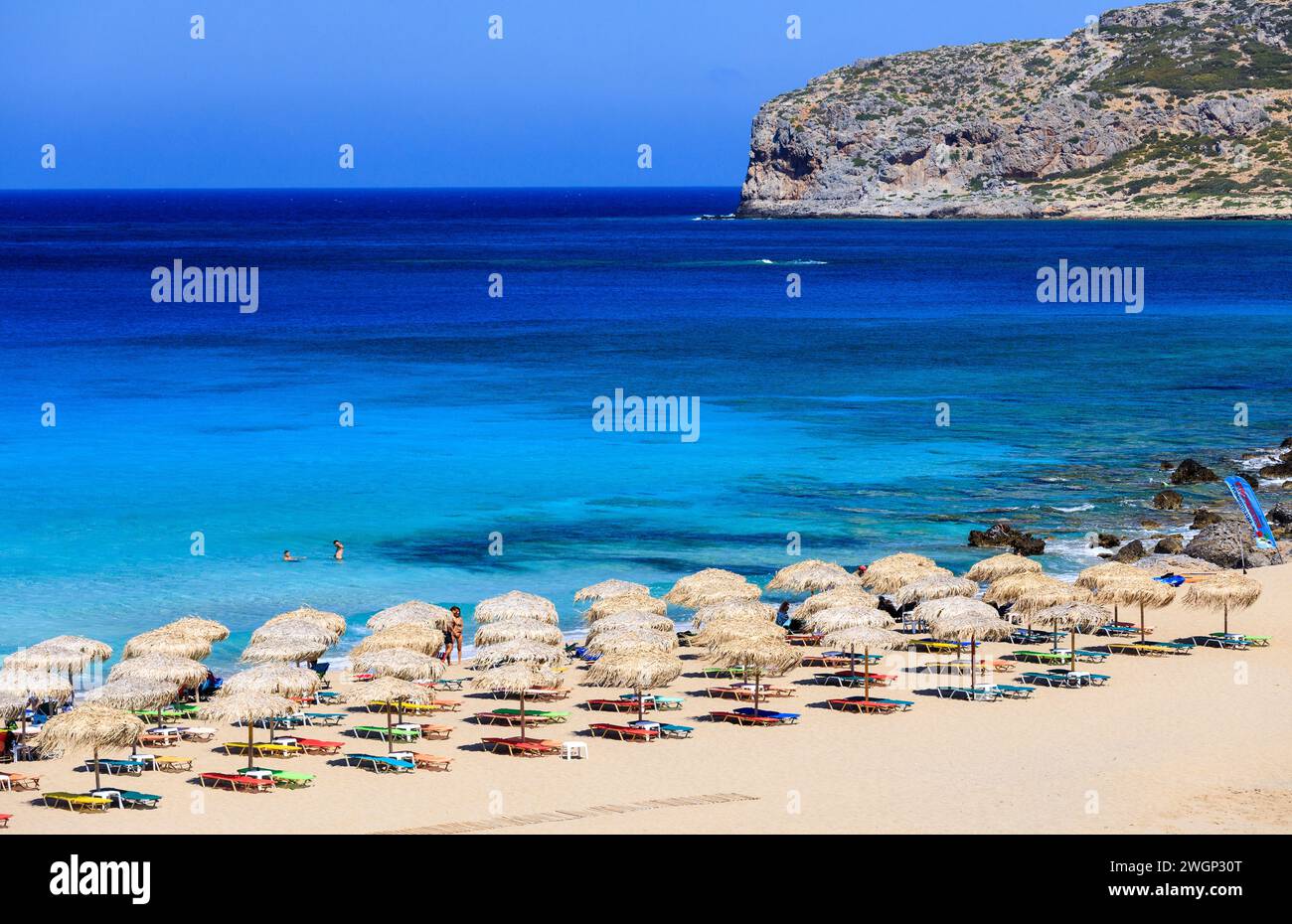 Falasarna Beach,West Crete Stock Photo - Alamy
