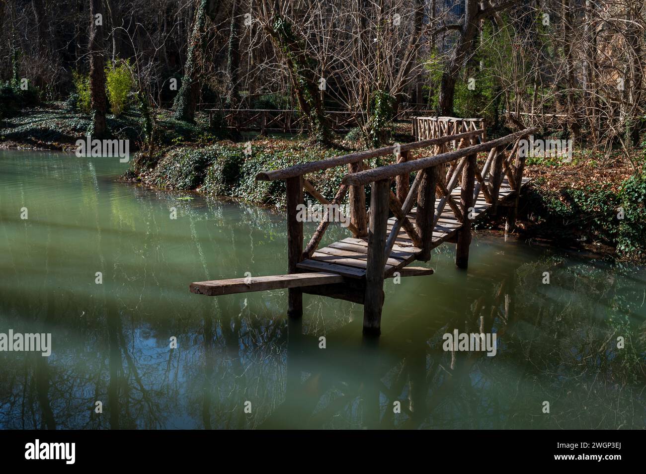 Monasterio de Piedra Natural Park, located around the Monasterio de ...
