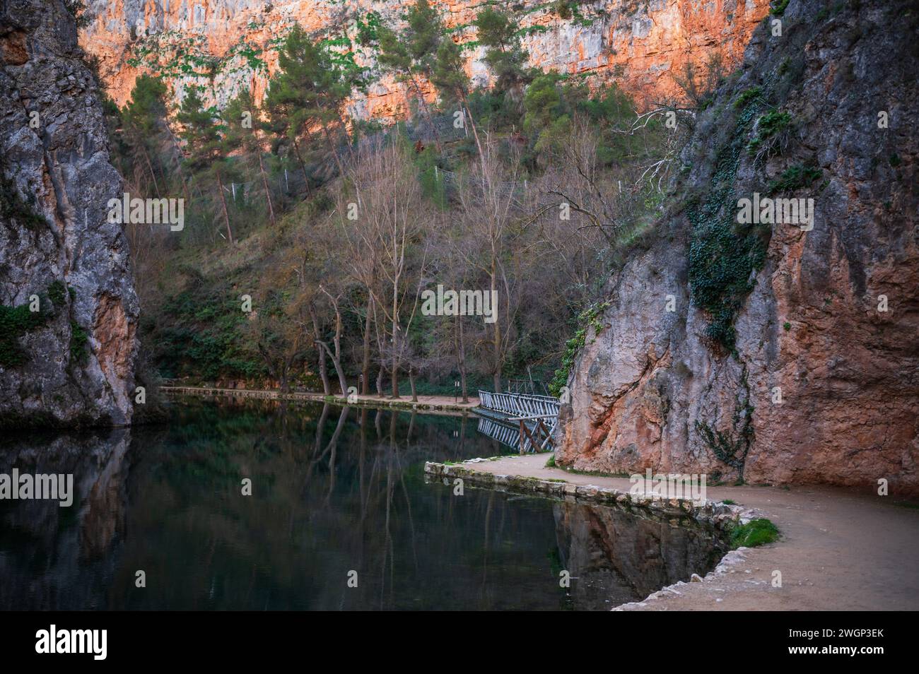 Monasterio de Piedra Natural Park, located around the Monasterio de ...