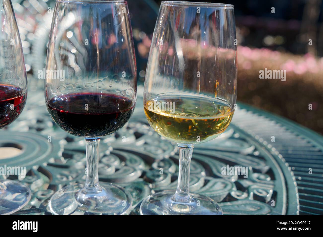 port wine testing Stock Photo - Alamy