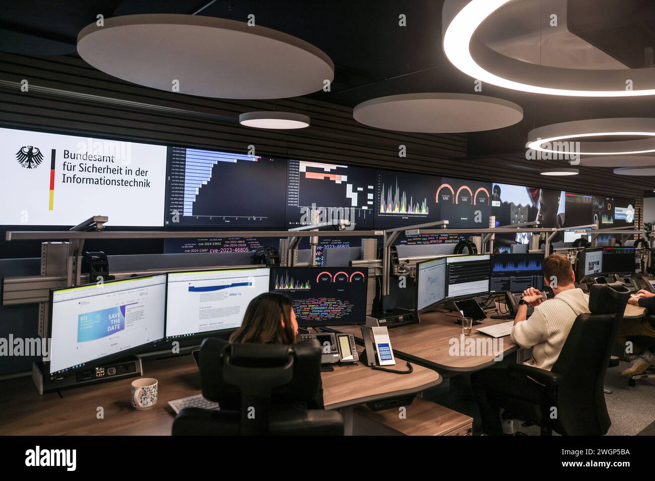 Bonn, Germany. 06th Feb, 2024. The new National IT Situation Center at ...