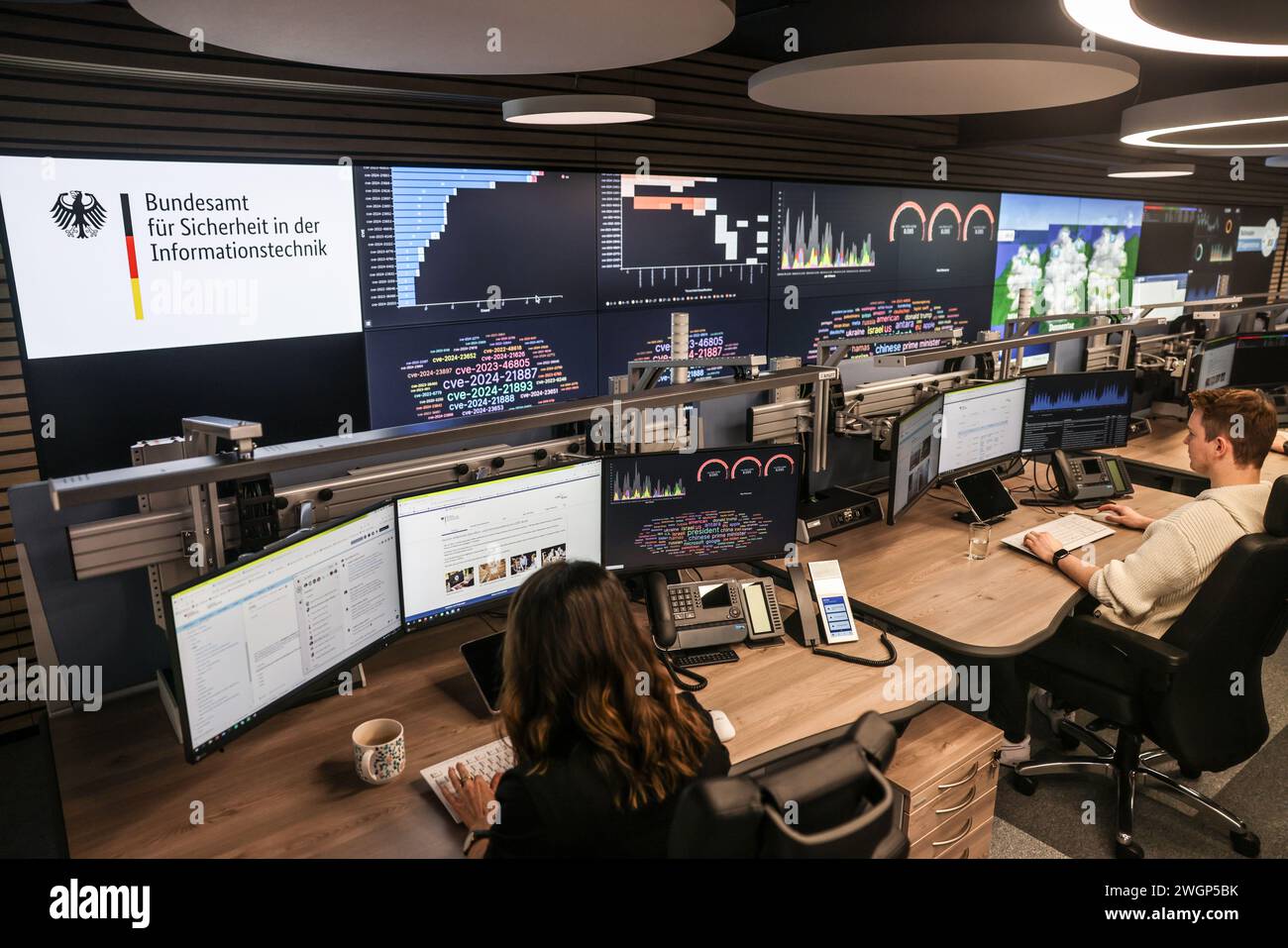 Bonn, Germany. 06th Feb, 2024. The new National IT Situation Center at ...