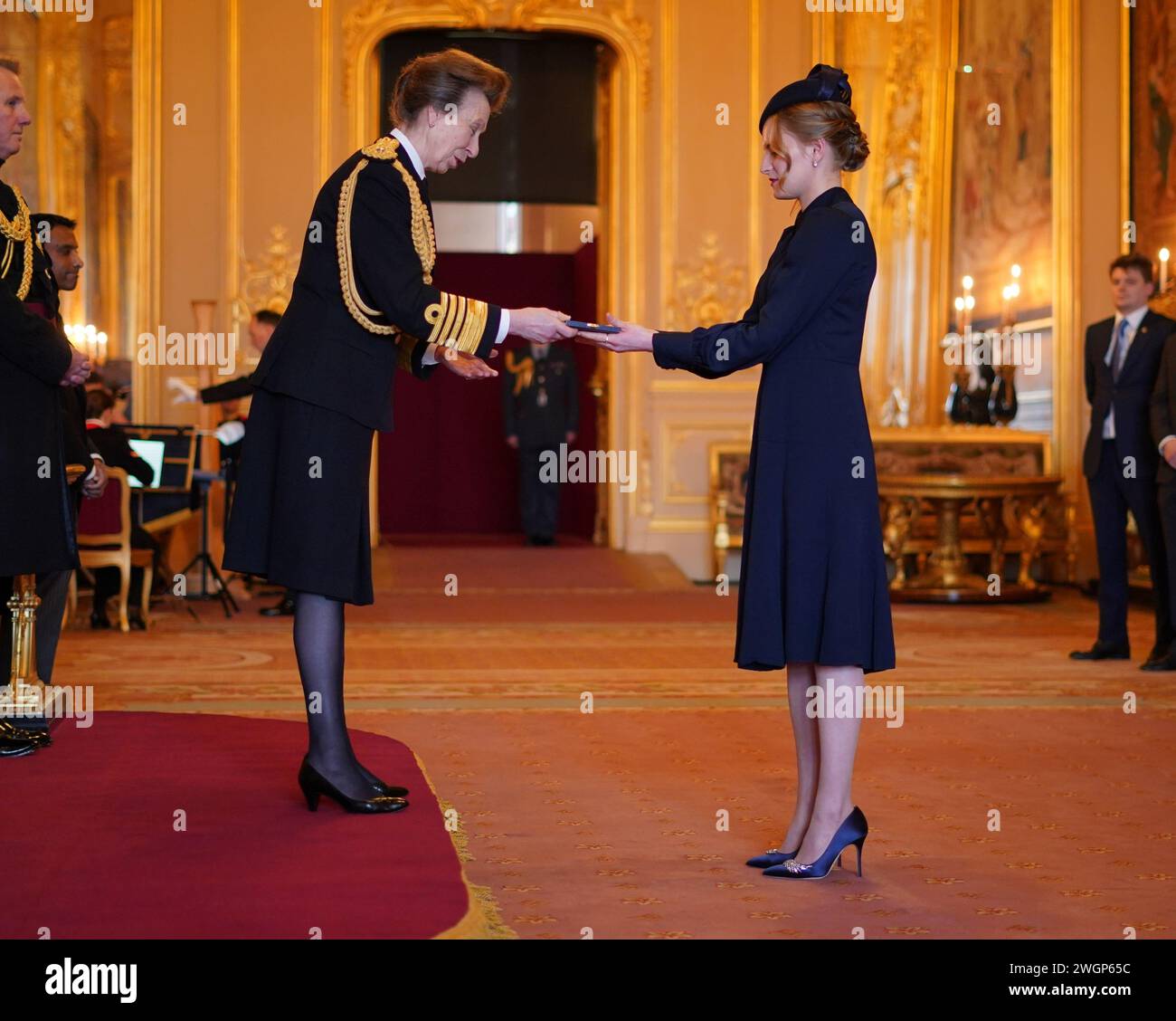 Madeleine Davidson-Houston receives the Queen's Gallantry Medal awarded ...