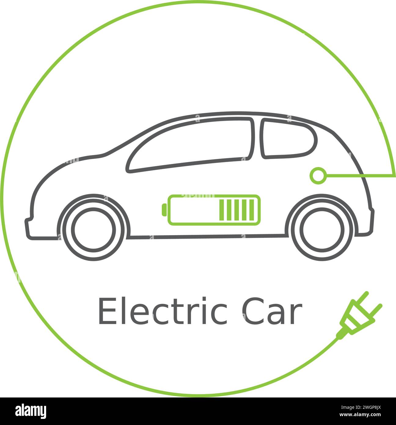 Car side view Stock Vector Images - Alamy