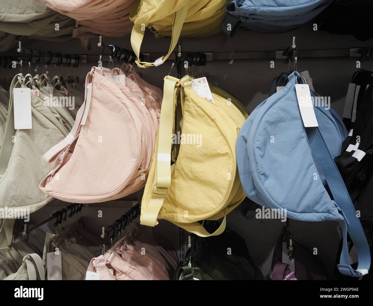 Round mini shoulder bag hi-res stock photography and images - Alamy