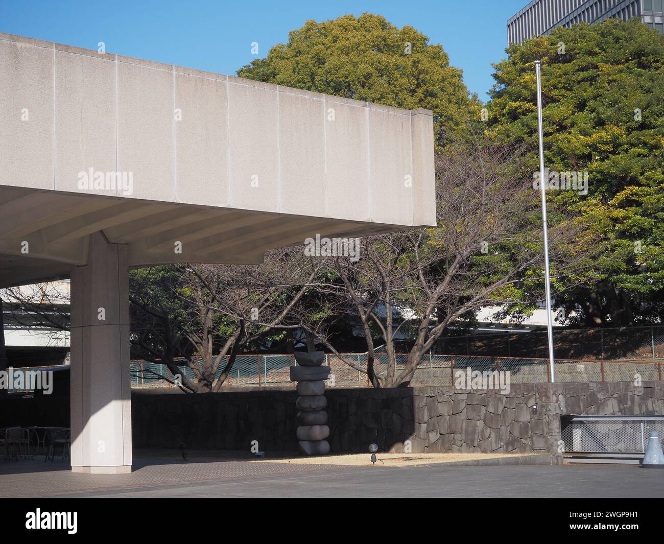 TOKYO, JAPAN - January 14, 2024: Detail of the Tokyo's Museum of Modern ...