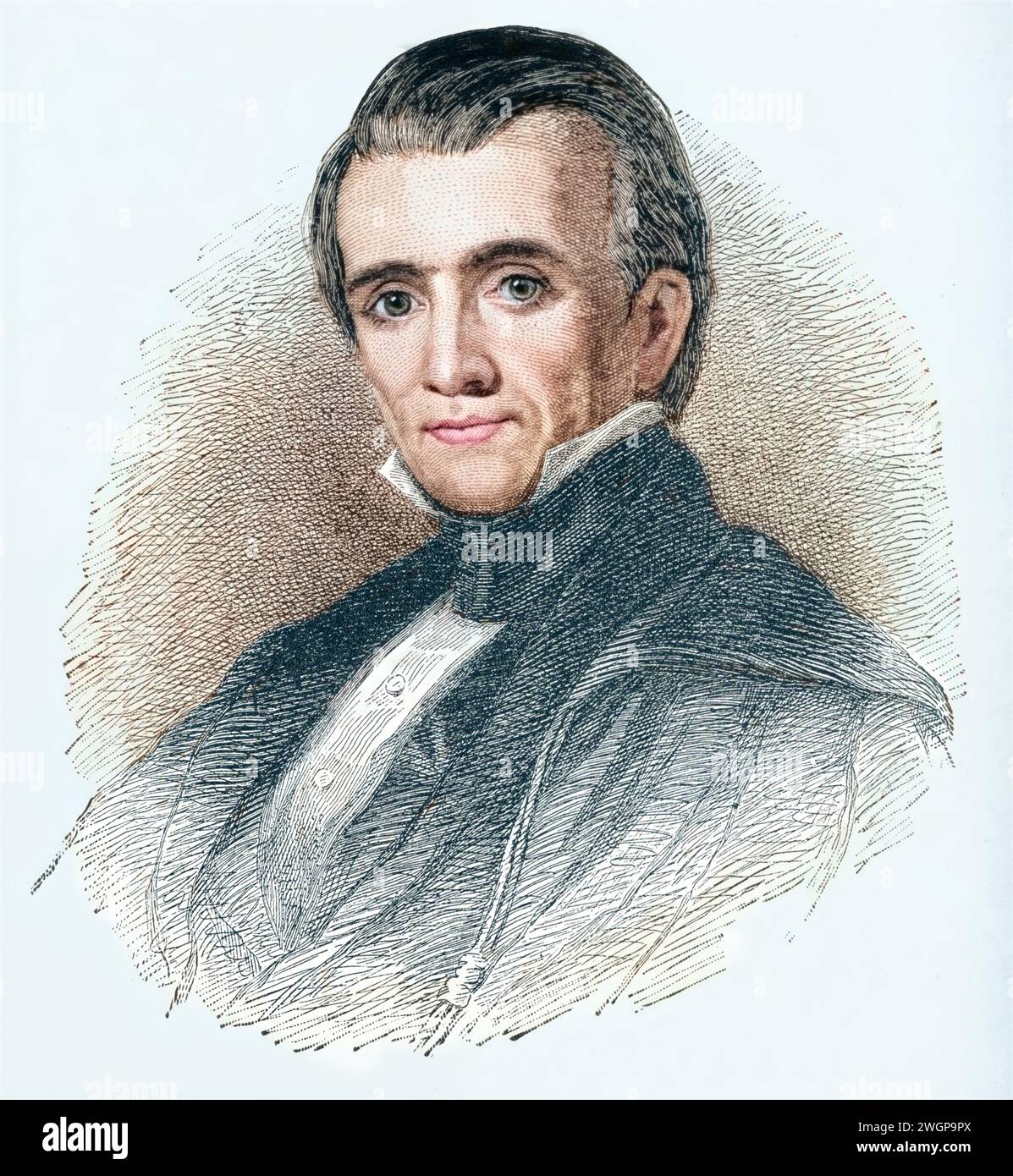 color portrait US president USA 19th century Stock Photo - Alamy