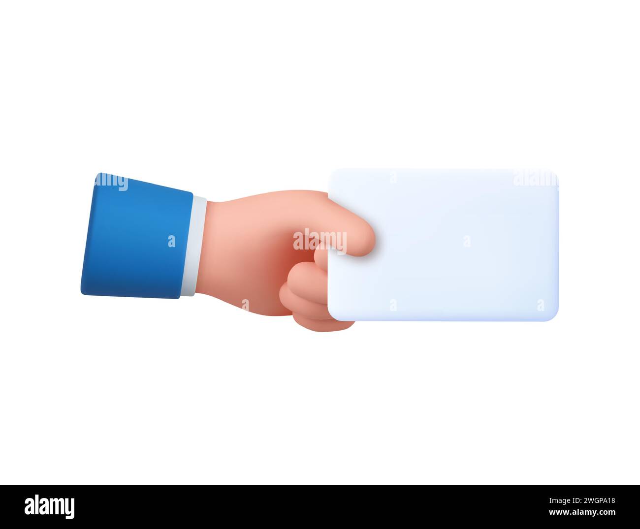Mockup blank card toy Stock Vector Images - Alamy