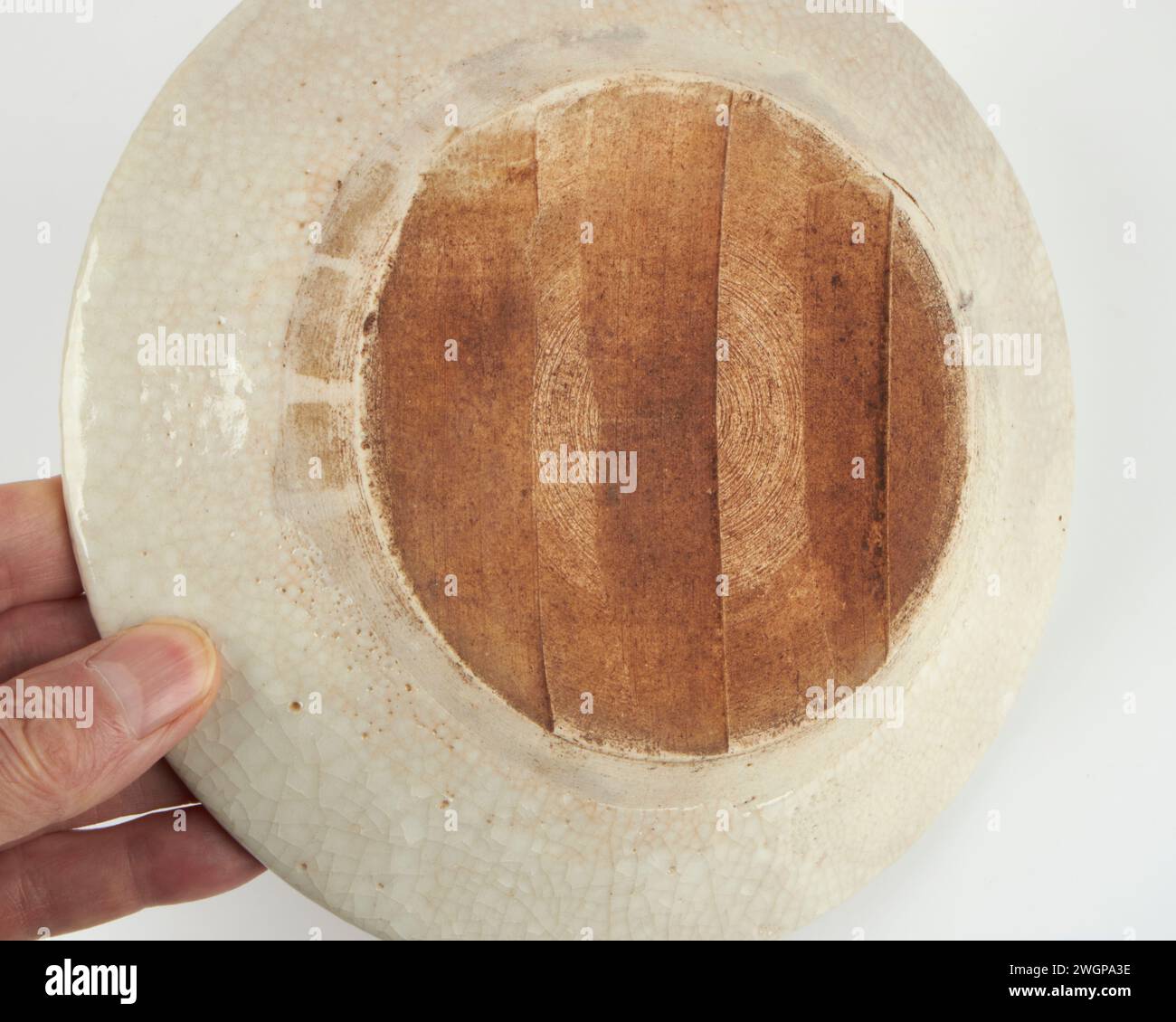 Beautiful japanese edo period 1600 18680 shino pottery bowl hi-res ...