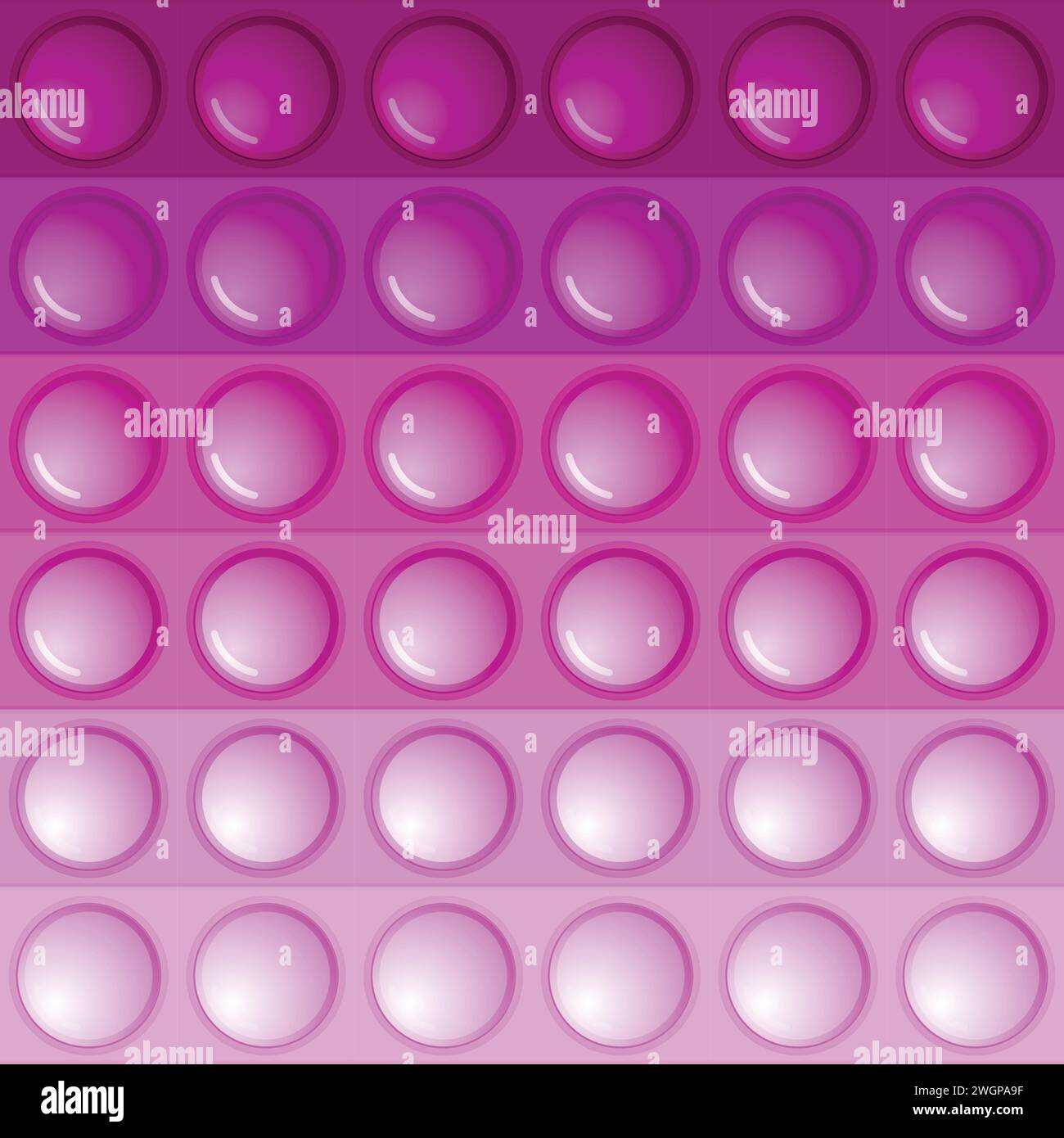 Seamless pattern with trendy game pop it, simple dimple. Rainbow fidget ...