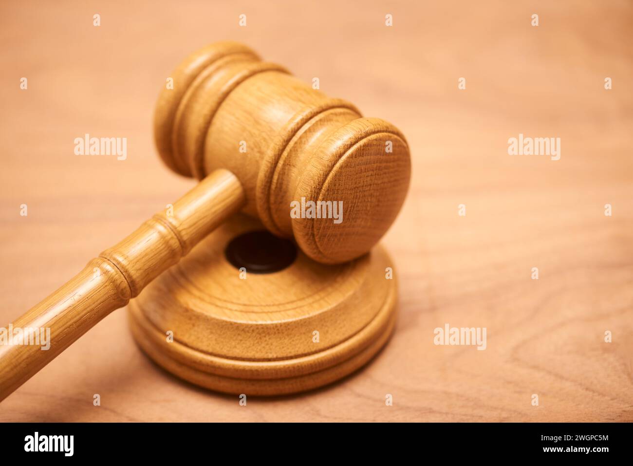 Gavel on desk Stock Photo - Alamy
