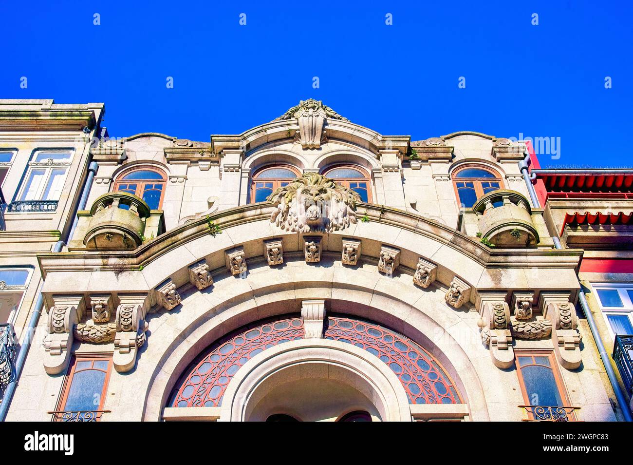 Building Facades Old Stone Carving
