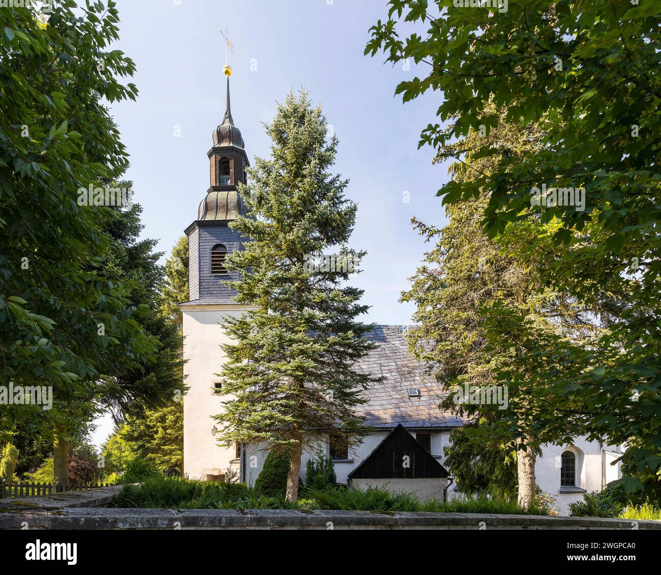 Dorfkirche Schellerhau, Altenberg, Osterzgebirge, Sachsen, Deutschland ...