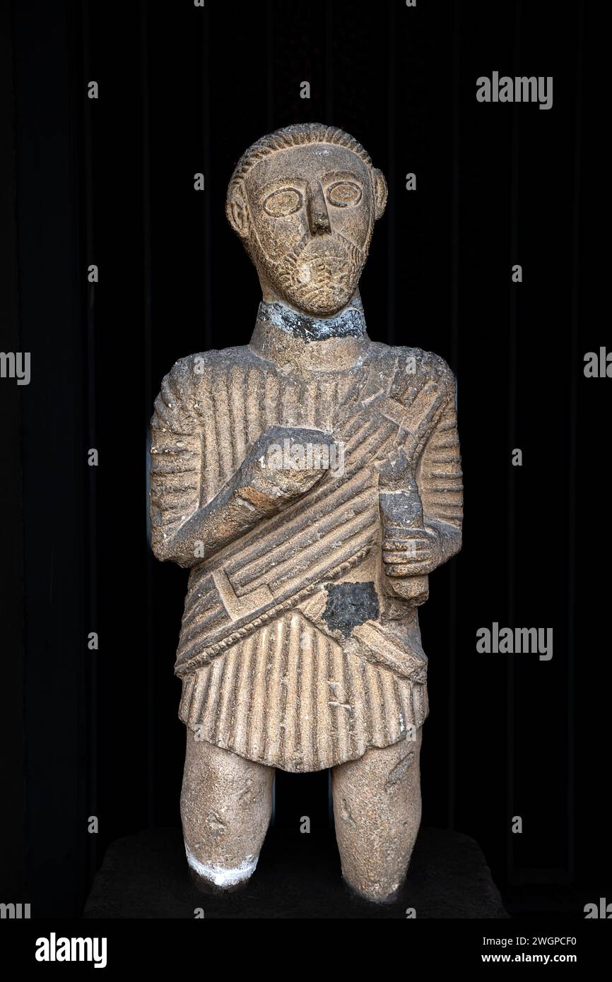 01,09,2024,Konya,Turkey,Soldier statue in the archaeological museum ...