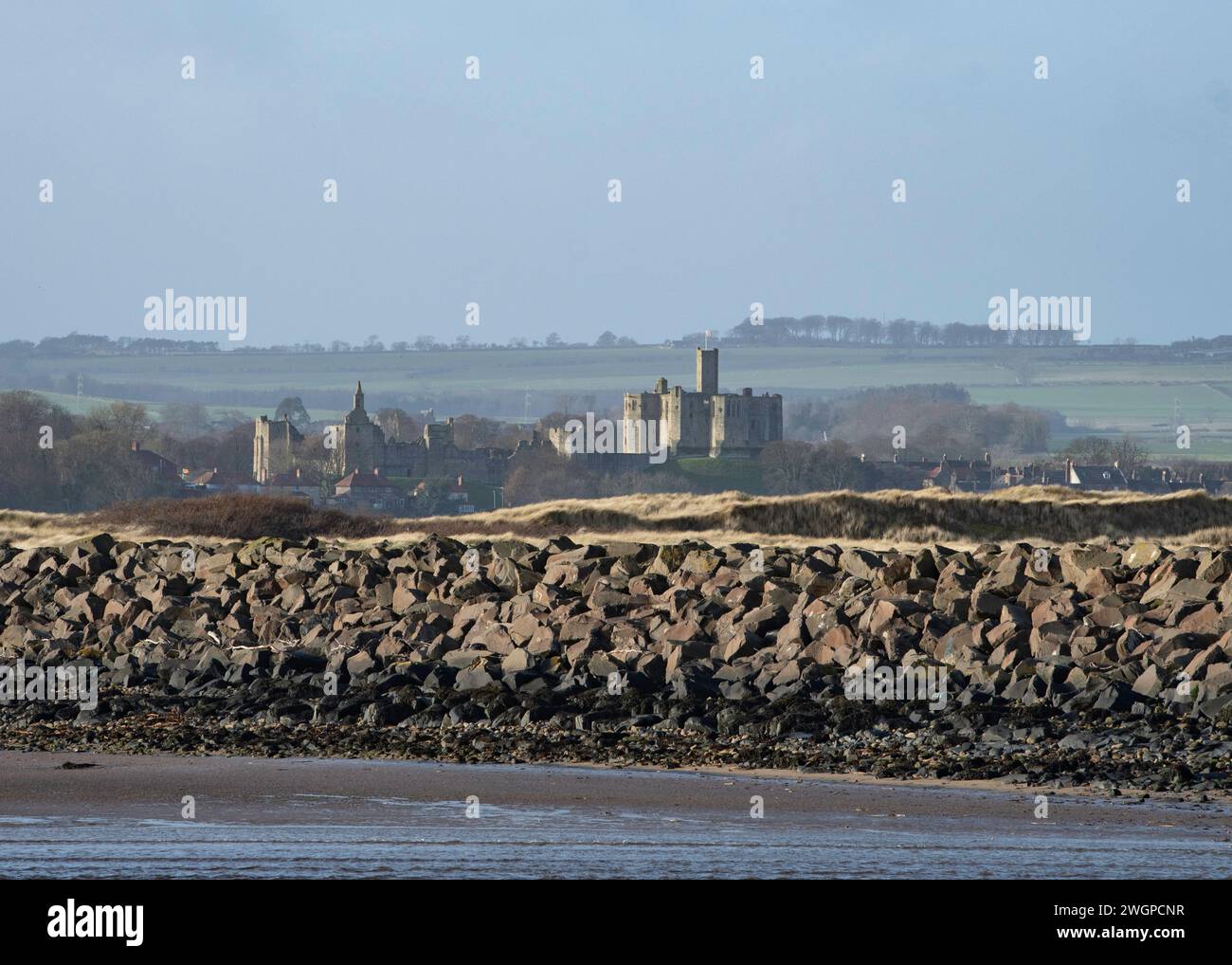 Amble, coastal town in Northumberland, England, UK Stock Photo - Alamy