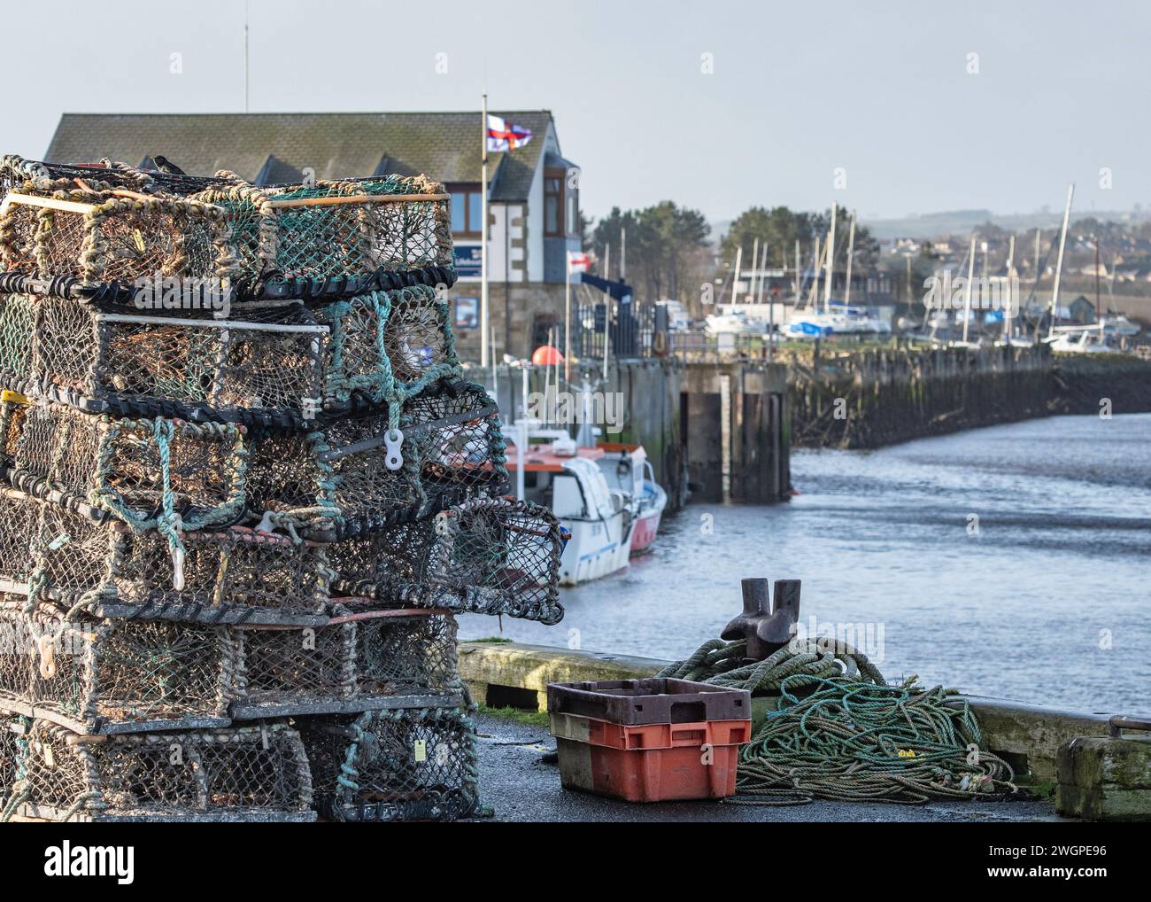 Amble, coastal town in Northumberland, England, UK Stock Photo - Alamy