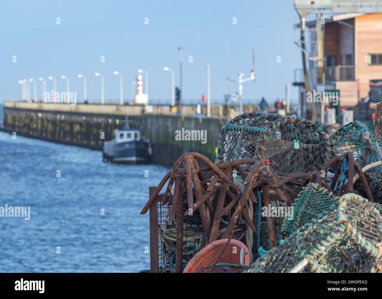 Amble, coastal town in Northumberland, England, UK Stock Photo - Alamy