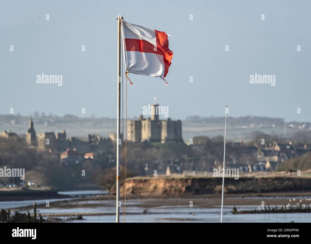 Amble, coastal town in Northumberland, England, UK Stock Photo - Alamy