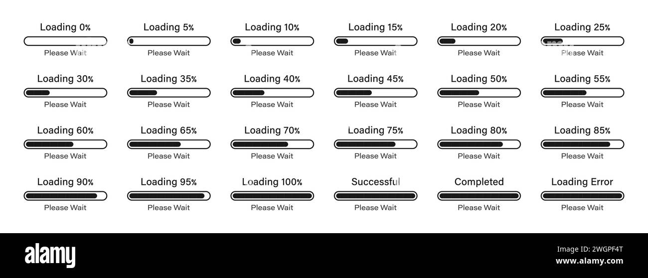 Loading process icon Stock Vector Images - Alamy