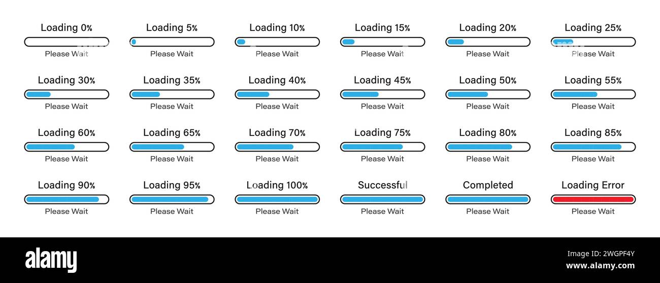 100 loading hi-res stock photography and images - Alamy