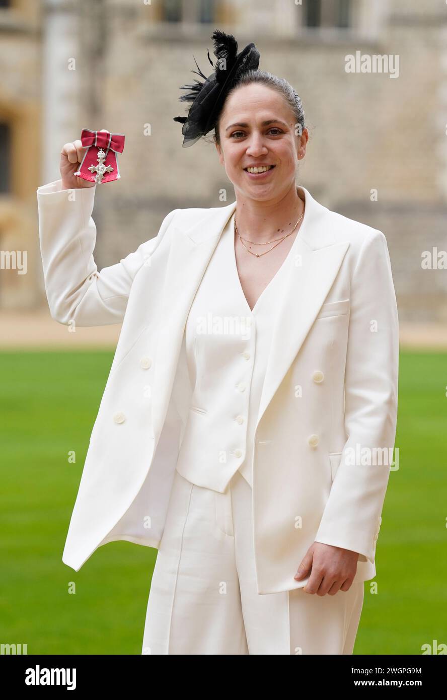 Referee Sara Cox after being made a Member of the Order of the British ...