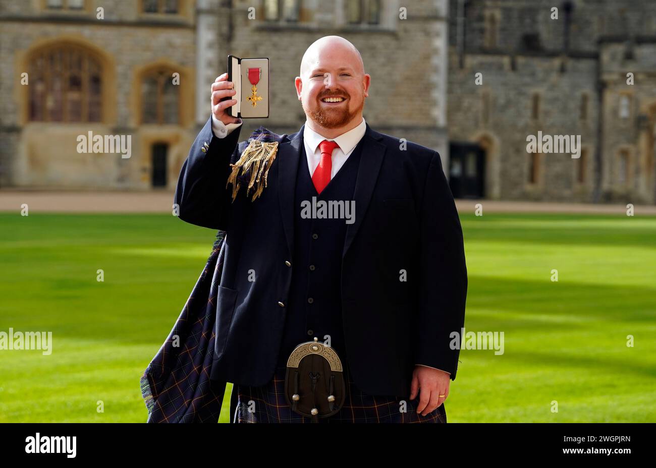 Operatic Tenor Nicholas Spence (Nicky Spence) after being made an ...