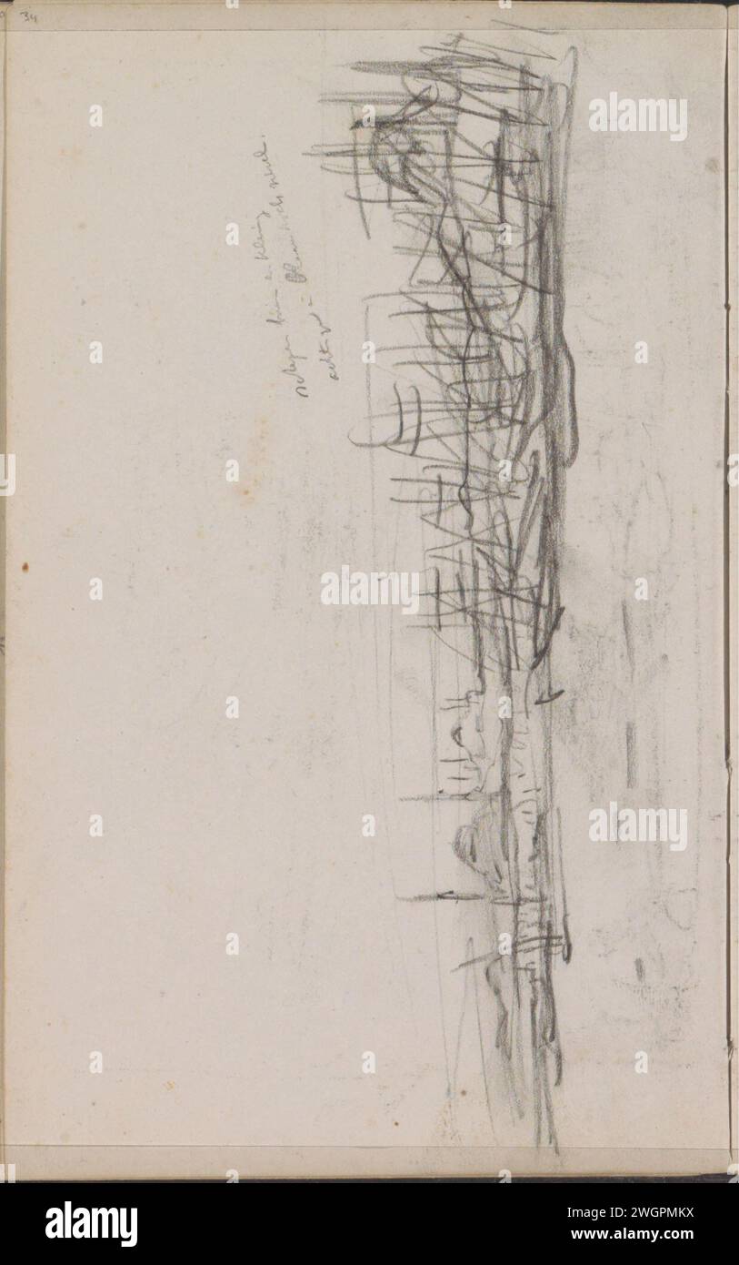 Sailing ships off the coast of Constantinople, 1896 In the background ...