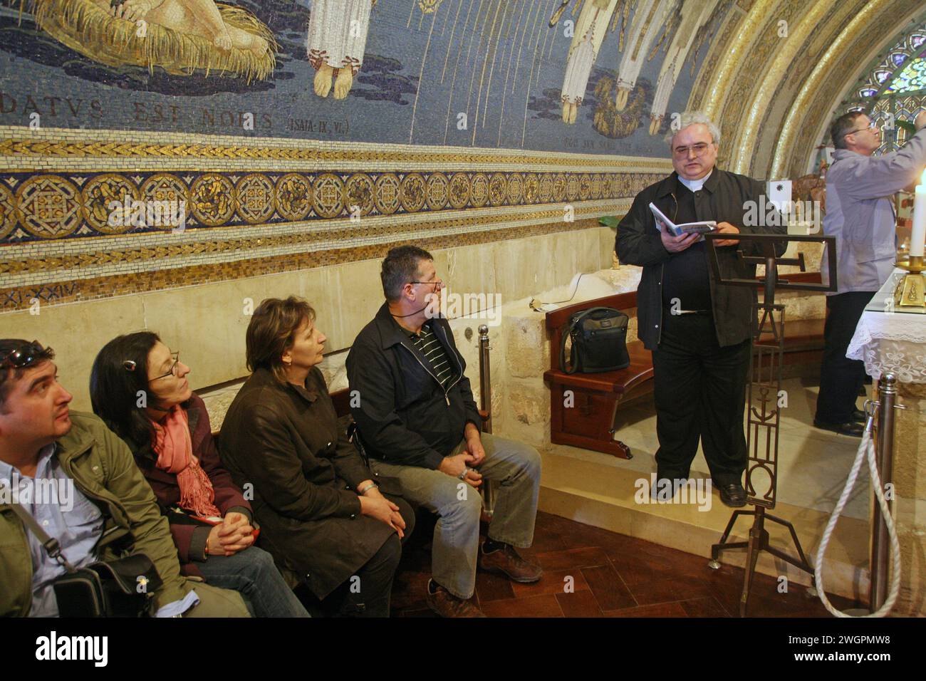 Sermon inside the Church of Transfiguration. In Christian tradition ...