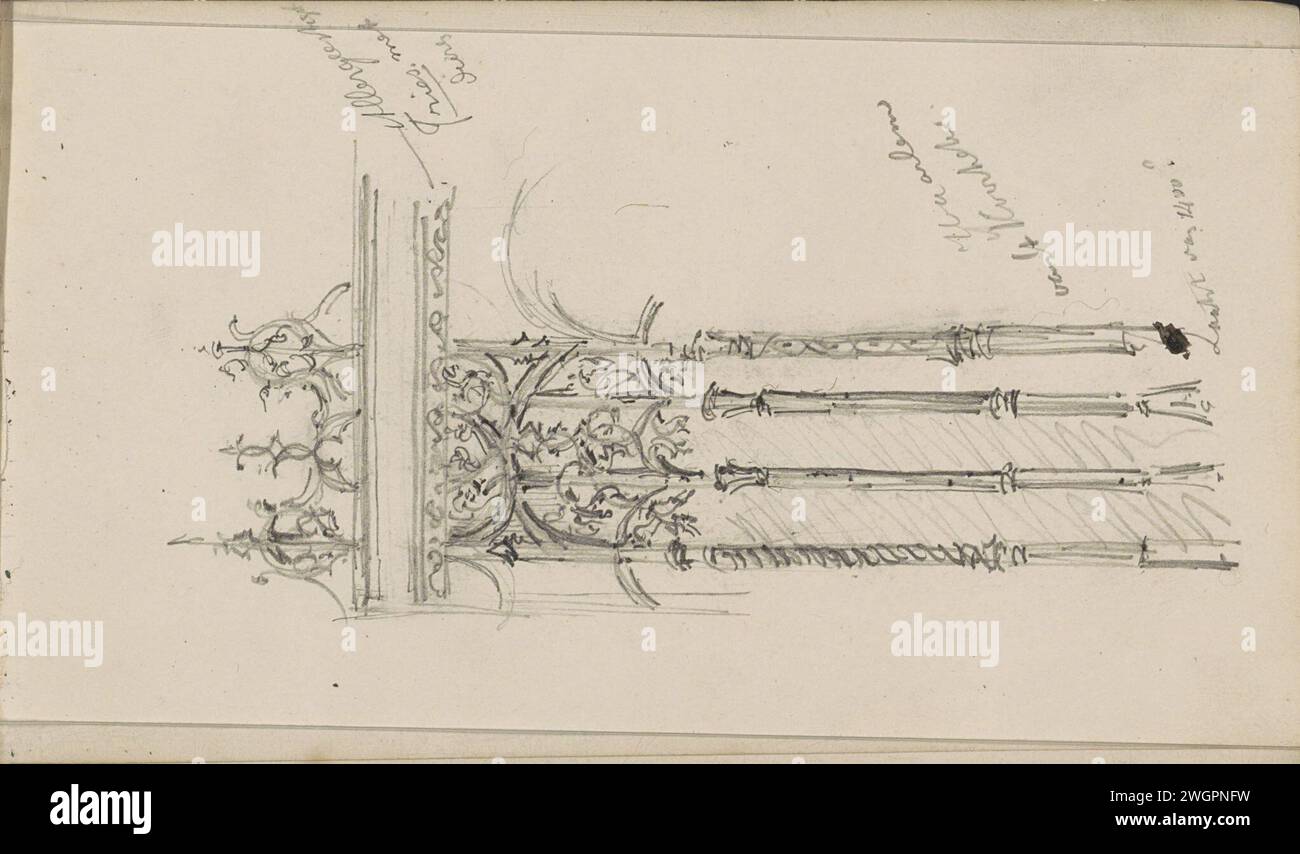 Choir of the Sint -Bavokerk in Haarlem, 1866 - 1868 Page 31 Recto from ...
