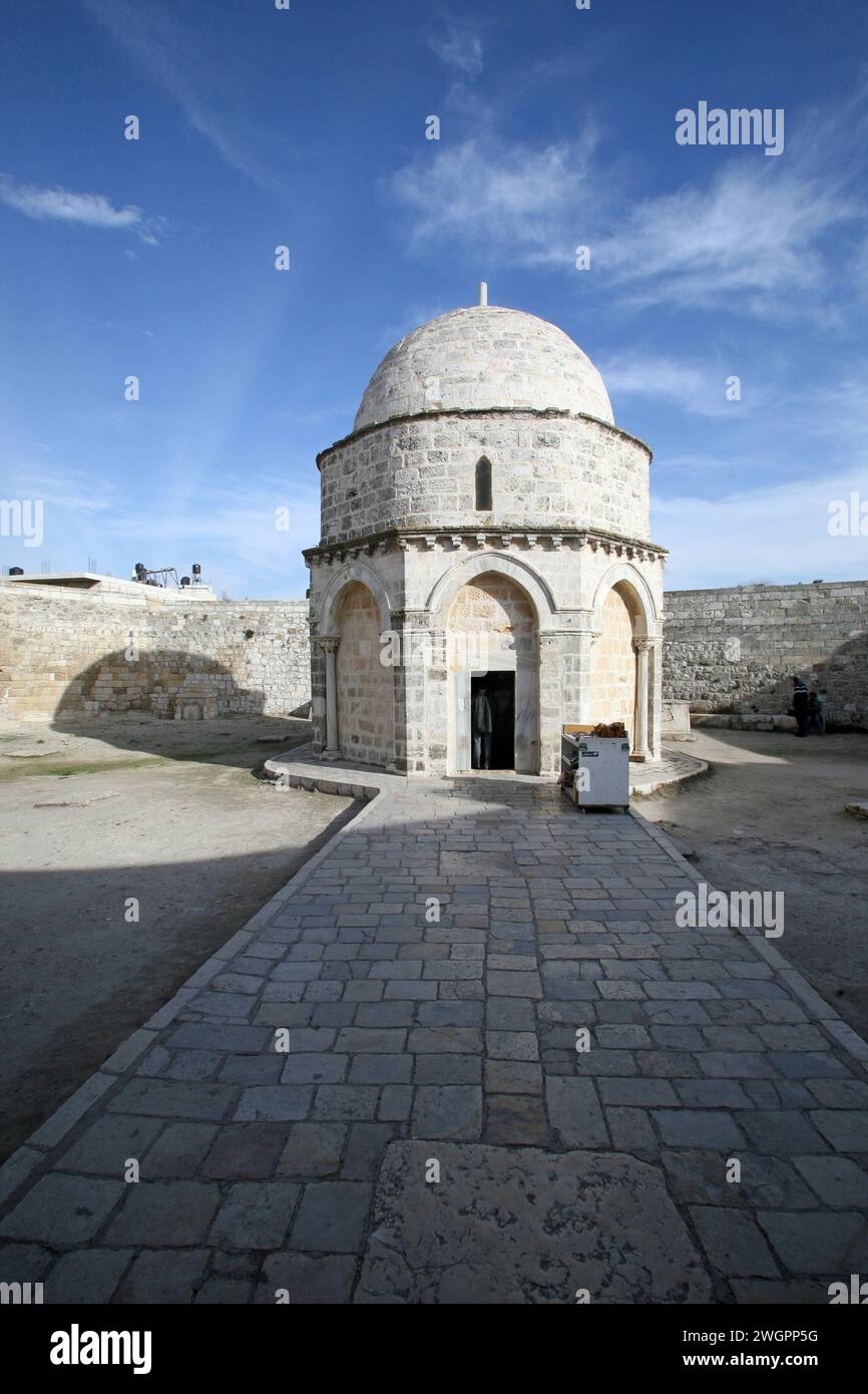 Chapel of the Ascension of Jesus Christ on the Mount of Olives (12th ...